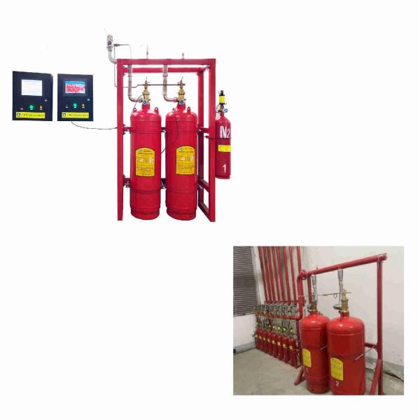 Quality Remote Control HFC 227ea Fire Extinguishing System FM200 Corrosion Resistance for sale