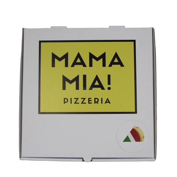 Quality ODM Reusable Empty 18x18 Pizza Box Corrugated Paper Silkscreen print for sale