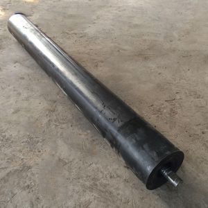 Quality Grooved Black Steel Plants Hdpe Conveyor Roller for sale