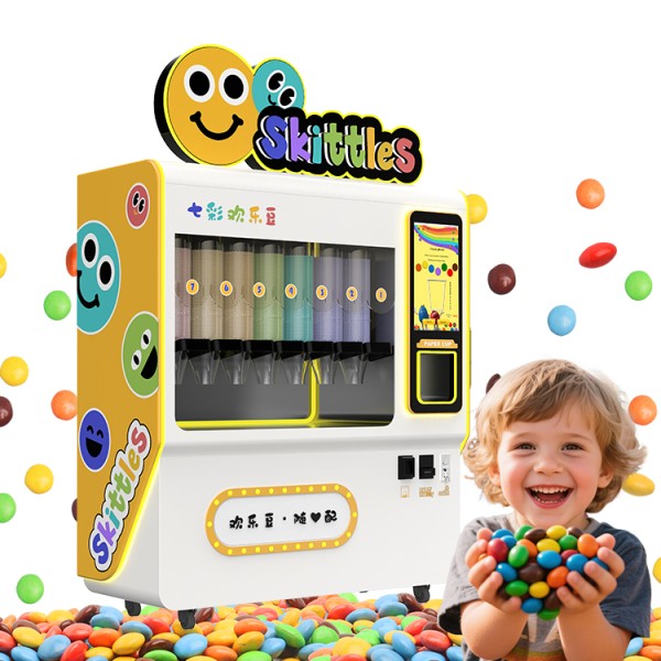Quality 200KG Fully Automatic Candy Dispenser Vending Machine CE Certified Fully for sale