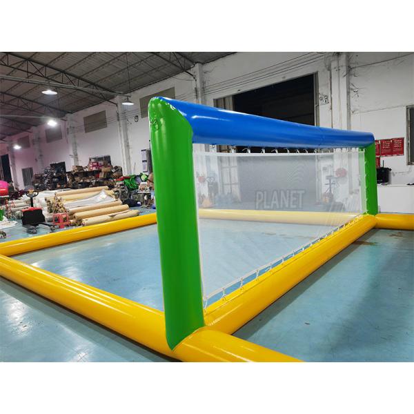Quality Outdoor Airtight Inflatable Volleyball Field Inflatable Volleyball Court Water for sale