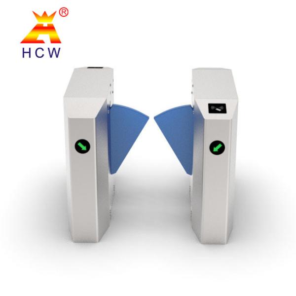 Quality Half Height SS304 Wing Gate Turnstile 40 Persons / Min Support IC Card for sale