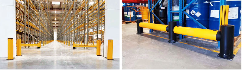 Racking Upright Protectors  Rack End  Protector Guard  Warehouse Safety Bollard