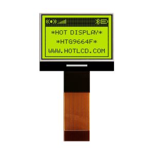 Quality 96X64 Graphic COG LCD ST7549 | FSTN + Display With WHITE Backlight/HTG9664F for sale
