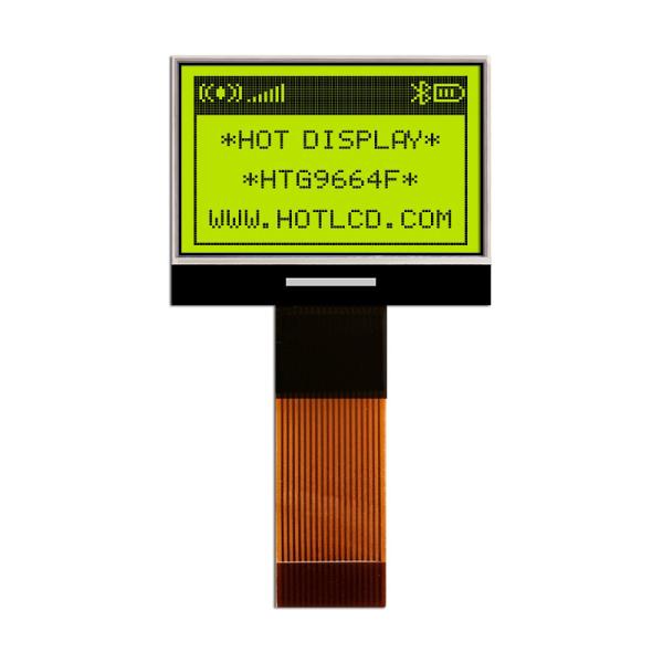 Quality 96X64 Graphic COG LCD ST7549 | FSTN + Display With WHITE Backlight/HTG9664F for sale