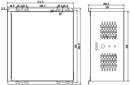 Intel 4lan 10com Inter Embedded Industrial PC H110 Chip MIS-MATX02 0