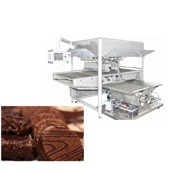 Quality Chocolate Bar 500kg/H 1200mm Mini Chocolate Enrober for sale