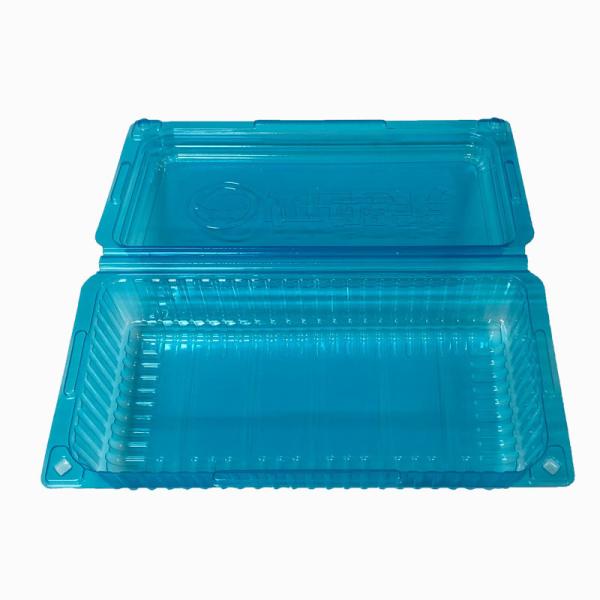 Quality 36 Years Experience Blue PET Plastic Container Clamshell Blister Packaging for for sale