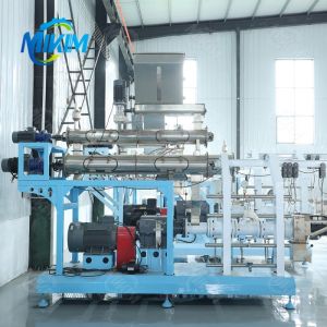 Quality Continuous & Automatic Twin Screw Extruder for Dog Food Making Machine with 380V for sale