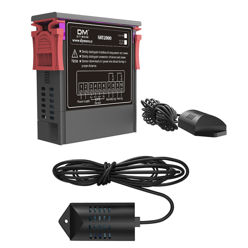 Quality SHT2000 Digital Humidity Controller LED Hygrometer Power Switch CE for sale