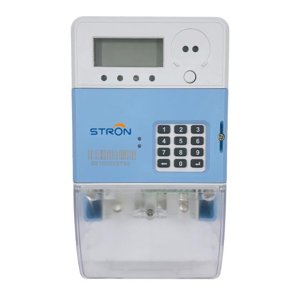 Quality IP54 STS Smart Prepaid Electricity Meter , 50HZ Single Phase Prepayment Meter for sale