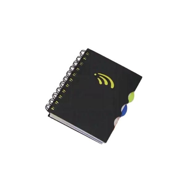 Quality PP Cover A5 Project Notebook with Horizontal Line Inside Pages and Colored PP Dividers for sale