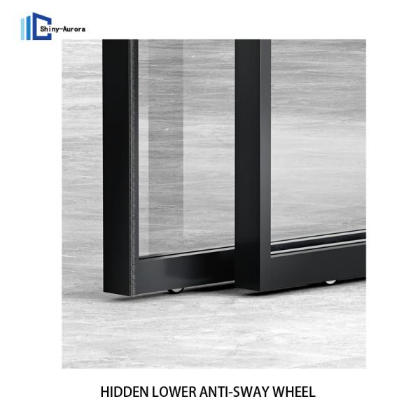 Quality High Grade Aluminum Sliding Doors Waterproof with High End Hardware for sale
