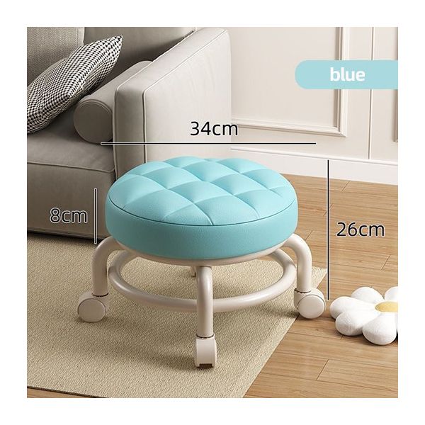 Quality Anti Slip Rolling Low Stool Floor Protection Multiple Color Double Layer Thickened for sale