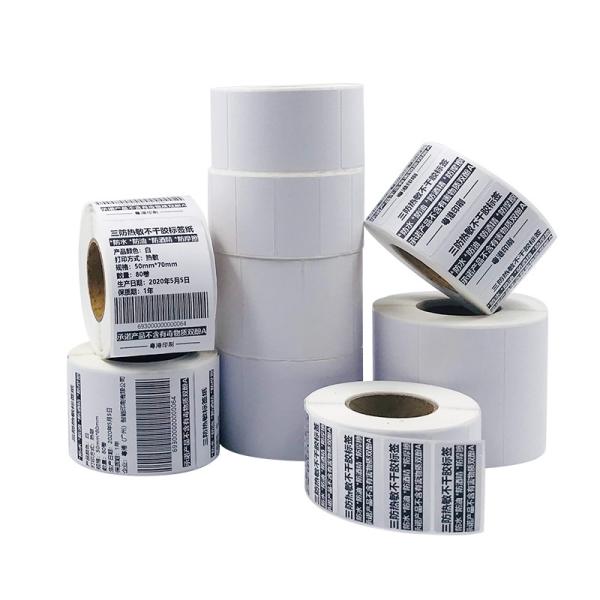 Quality SGS Light Semi Glossy 100m Pharmaceutical Labels for sale