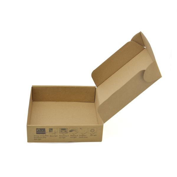 Quality Brown 250mm Length Corrugated Cardboard Box For Moving E Flute for sale