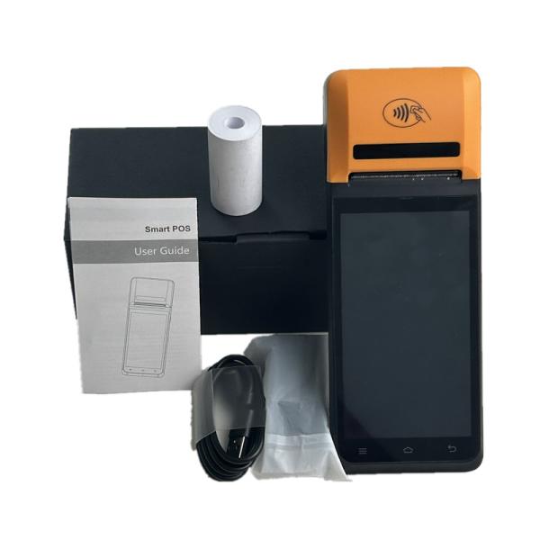 Quality 6400mAh Battery Mobile POS Terminal With Google Play Store And 58mm Printer for sale