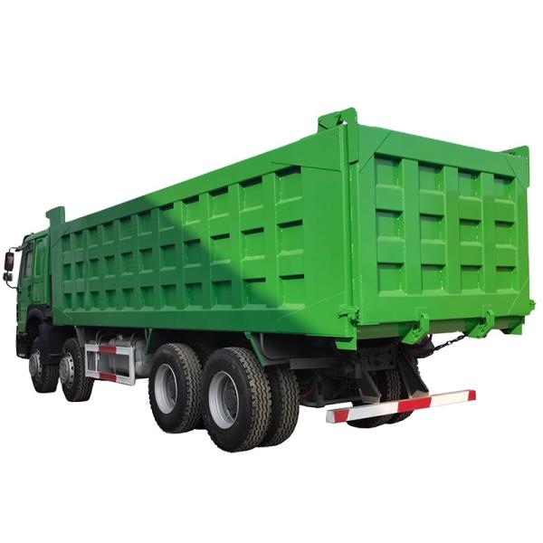 Quality 4 Axle Used Dump Trucks 380HP Sinotruk Howo 8x4 Tipper 12.00R20 for sale