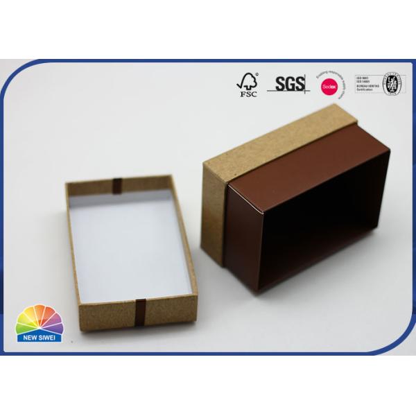 Quality Brown Customized Rigid Shoulder Box For Special Gift Soap for sale
