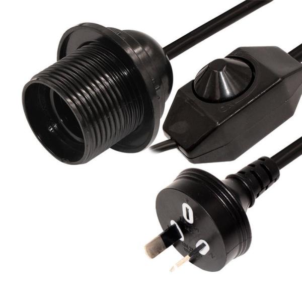 Quality AU Plug Salt Lamp Power Cord with Dimmer Switch 1.8m for sale
