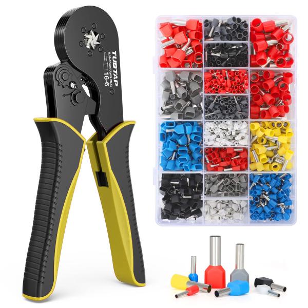 Quality Practical Alloy Ferrule Crimping Tool Kit , Anti Abrasion Crimping Pliers Set for sale
