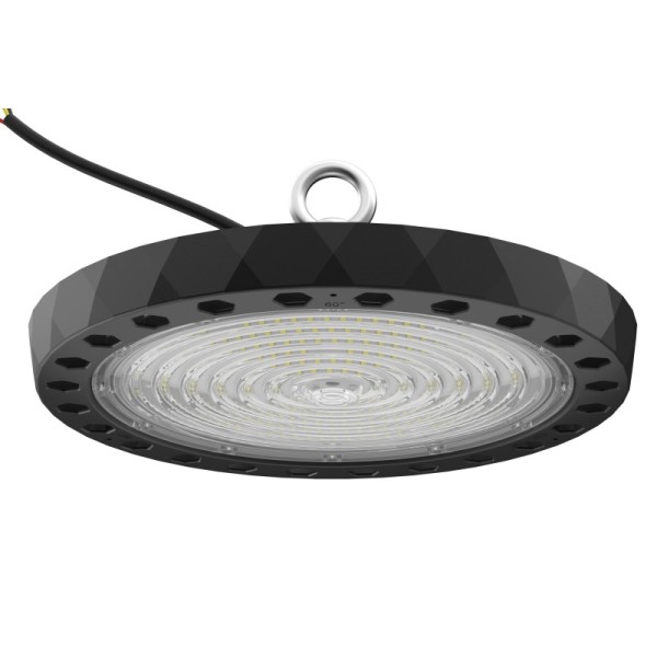 Quality Power CCT Adjustable 170LM/W 100W 200W LED UFO High Bay Light For Warehouse for sale