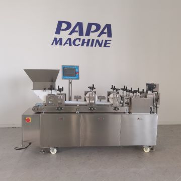 Quality Papa new developed P320 small snack bar cereal bar making machine for sale
