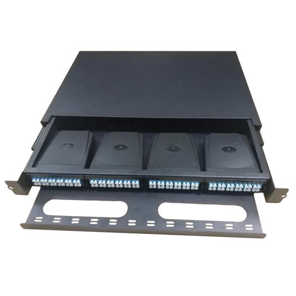 Quality MPO To LC Mtp Cassette Module Single Mode G657A1 Fiber Optic 96 Fibers FTTH for sale