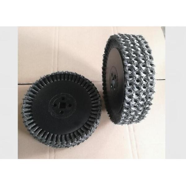 Quality Twisted Multilayer Wire Wheel Brush 12 Inch OD For Metal Tube Rust Removal for sale