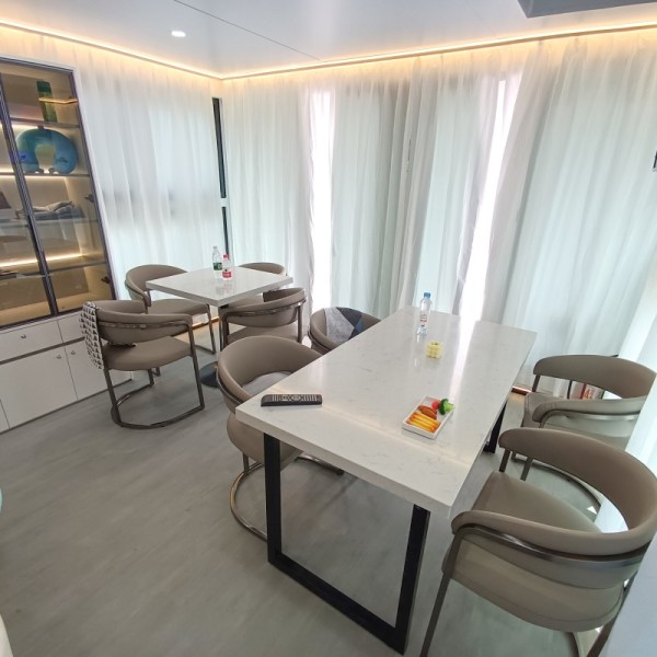 Quality Aluminum Restaurant Boathouse floating restaurant For Elegant Dining Experience for sale