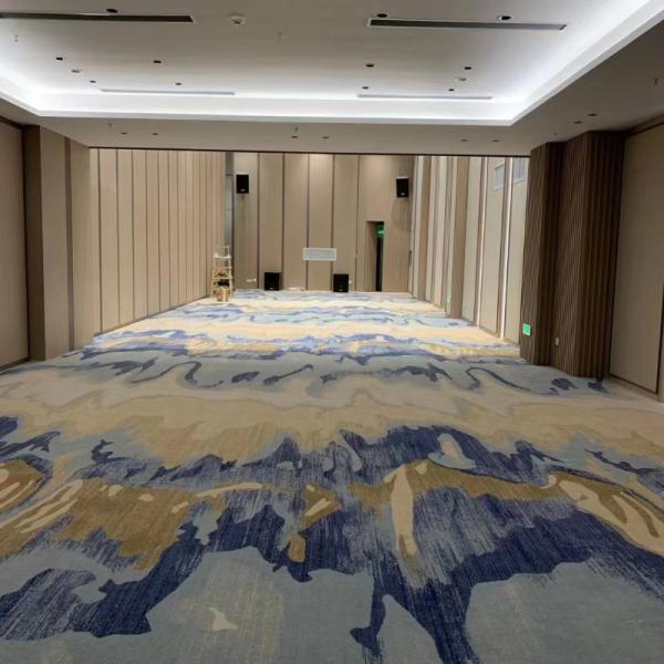 Quality Customized Color Hotel Lobby Wall To Wall Carpet for 5 Star Fire-resistant for sale