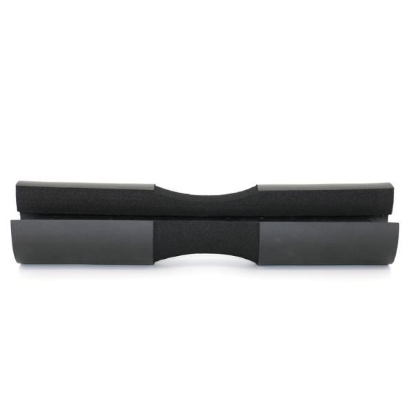 Quality High Quality High Density Weightlifting Protective Barbell Foam Foam Ergonomically Shaped Black Red Shoulder Protective for sale