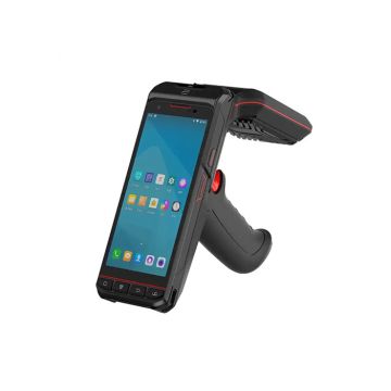 Quality 5.5" Android Handheld Mobile Phone UHF RFID Reader Terminal With NFC 2D Barcode for sale