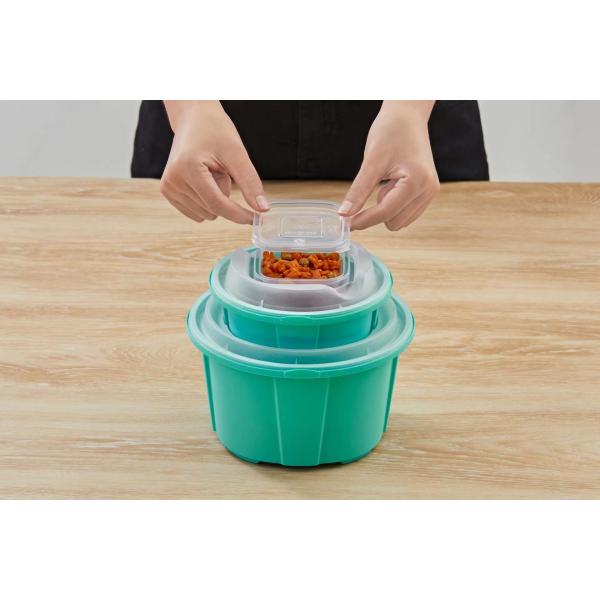 Quality Durable Disposable Microwave Takeaway PP Delivery Box Food Meal Preparation for sale