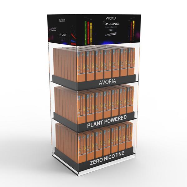 Quality Customized Essential Oil Display Stand Acrylic Countertop Display Rack With for sale
