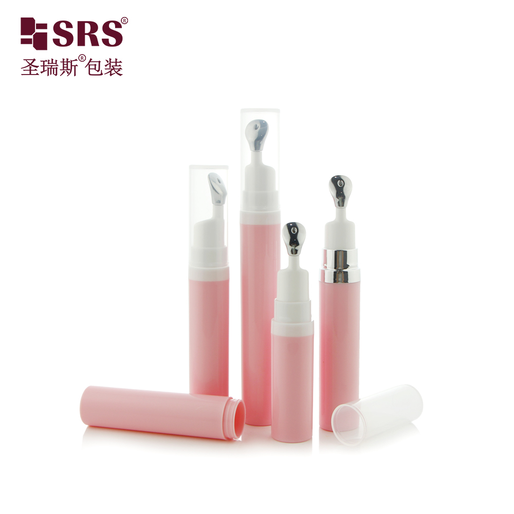 Quality A0035B 7.5ml 10ml 15ml Empty Snap On Zinc Metal Applicator Head Airless Pump for sale