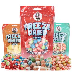 Quality Various Shapes Freeze Dried Chewy Candy Bear Jelly Gummy Candy Bulk for sale