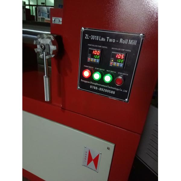 Quality ZL Rubbers And Plastics Two Roll Mill Mixing With Oil Heating Silicone Milling for sale