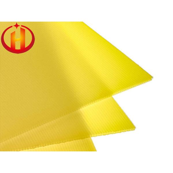 Quality Custom Non Toxic Durable Yellow Correx Sheets Fireproof for sale