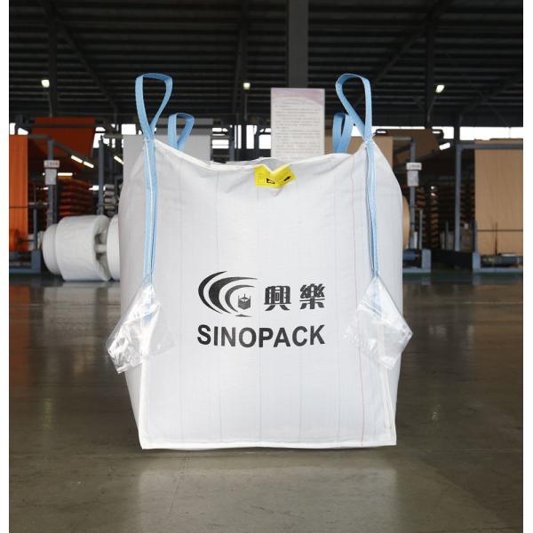 Quality Plain Bottom 1 Tonne Bags With OHSAS 18001 Certification And Corner Lifting for sale