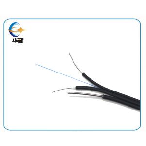 Quality G657A Steel Self Supporting Fiber Optic Drop Cable 1/2/4/8 Cores FTTH 1km/Roll for sale