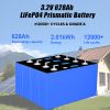 china 8000 Cycles 628AH LiFePO4 Lithium LFP Battery Prismatic Cell for Capacity and