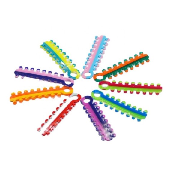 Quality Ortho Elastomeric Ligature Ties Elastic Ligating Modules For Class II Instruments for sale
