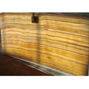 Quality 2MM Thin Stone Marble Laminated Glass Facade Lightweight for sale