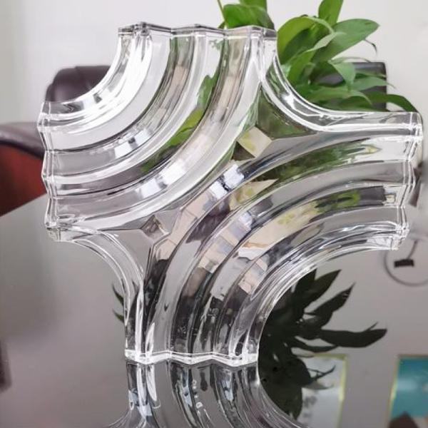 Quality Unique Irregular Design Glass Brick Blocks for Aesthetic Residential Spaces for sale