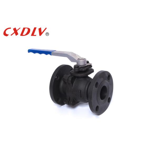 Quality DIN PN16 WCB Flanged Ball Valve 2PC Stainless Steel for sale