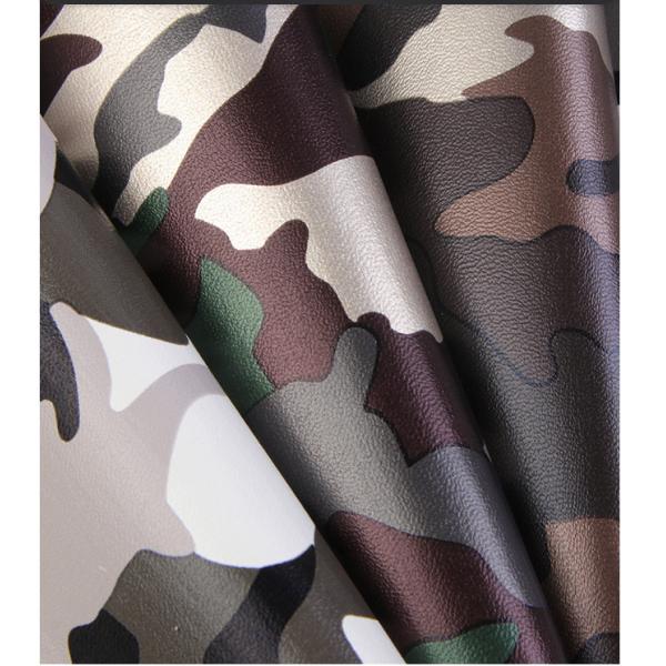 Quality Versatile Camouflage Faux Leather Handbag PU Imitation Leather Cotton Velvet for sale