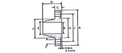 Steel Flanges, Weld Neck Flanges / ASTM A 182 Stainless Steel WNRF Flanges ASTM A 182, GR F1, F11, F22, F5, F9, F9