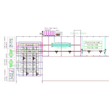 Quality Custom L Type Hot Dip Galvanizing Production Line Plant Workshop One Stop for sale