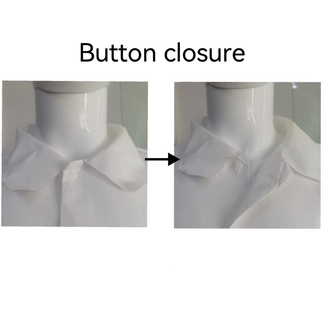 Unisex Disposable Waterproof Workwear Uniform Microporous OEM Lab Coat